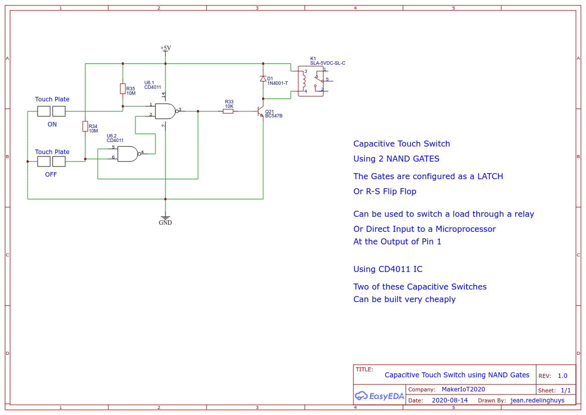 Useful Circuits using NAND Gates – Logic Gates Part 2 - Maker and IOT Ideas