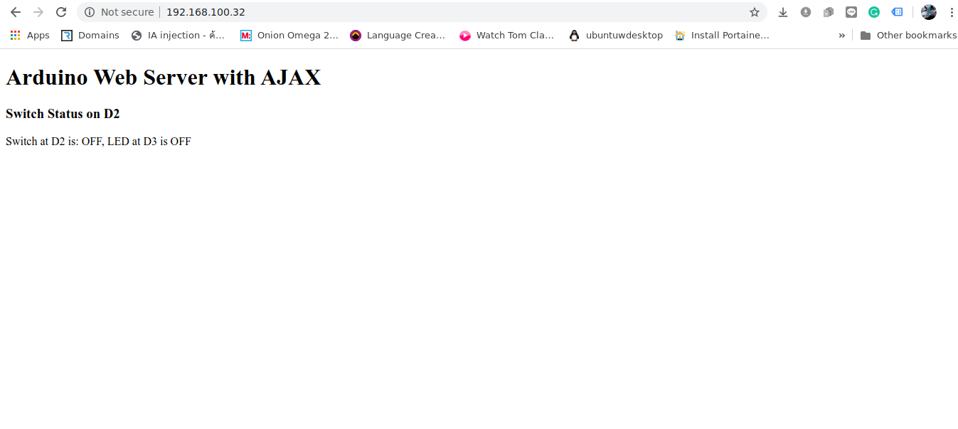Arduino Web Server Using Ajax Part 1 Maker And Iot Ideas