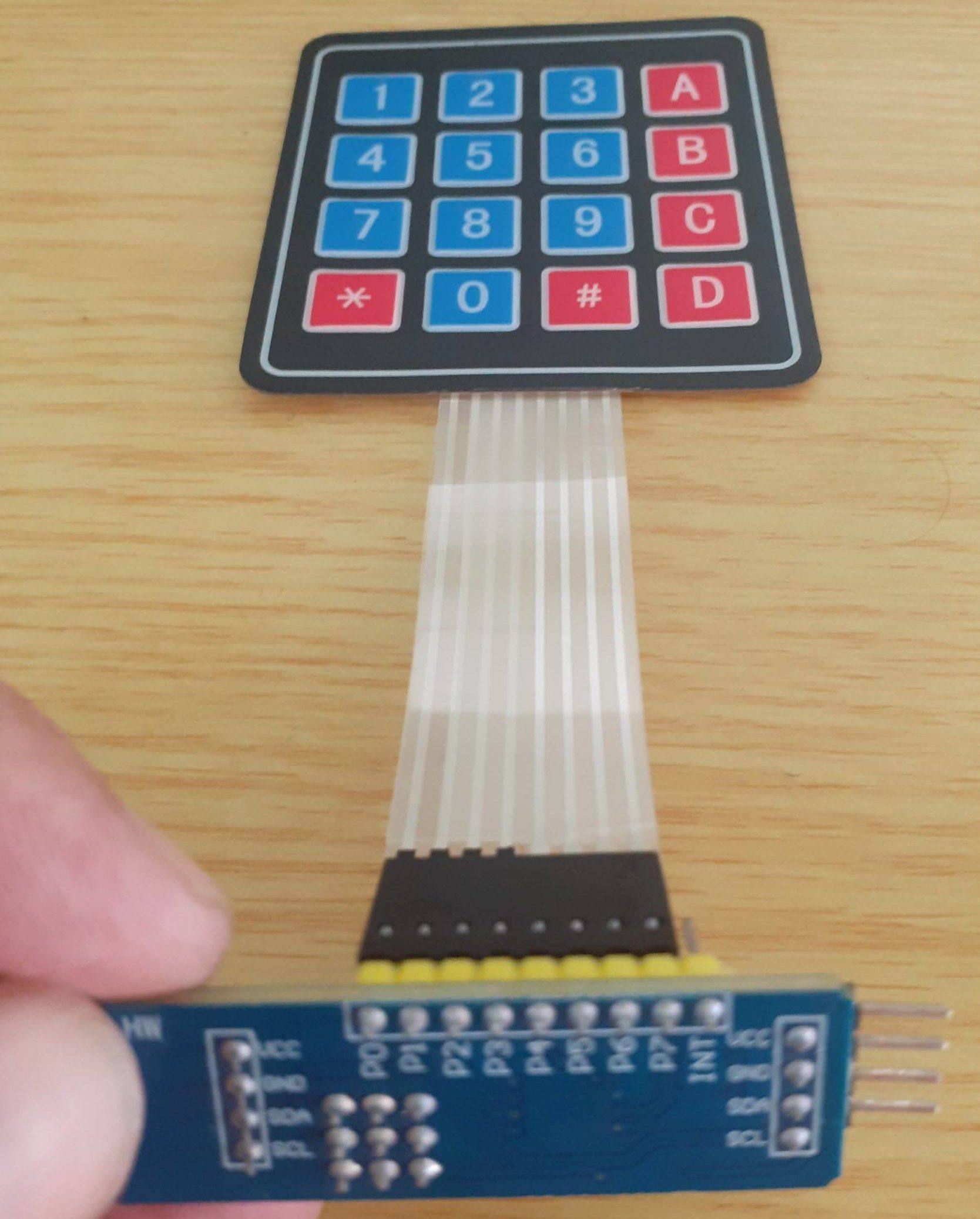 Using I2C with a 4×4 Matrix Keypad - Maker and IOT Ideas