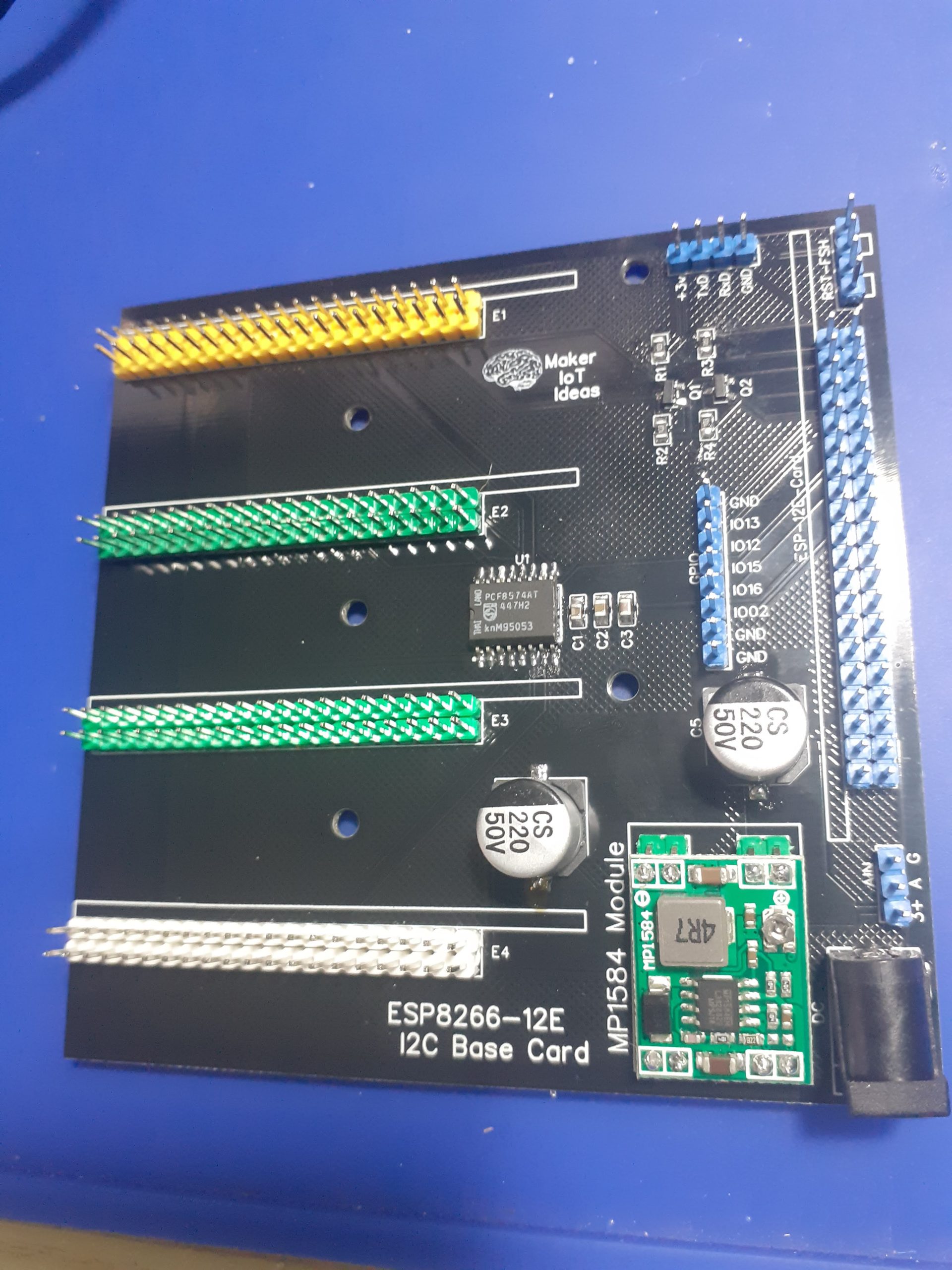 ESP-12E I2C Base Card - Maker and IOT Ideas
