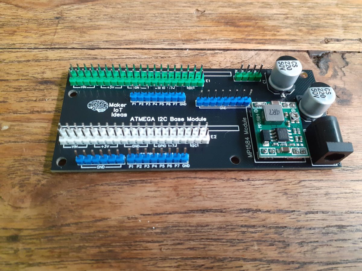 ATMega328 I2C Base Board - Maker and IOT Ideas