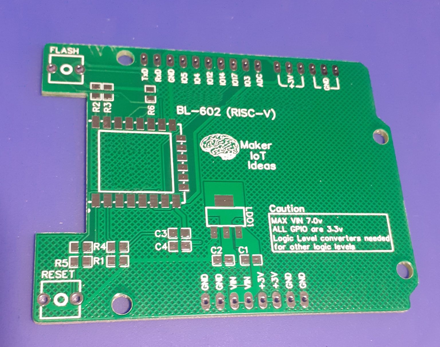 A RISC-V IoT Development Board - Maker and IOT Ideas