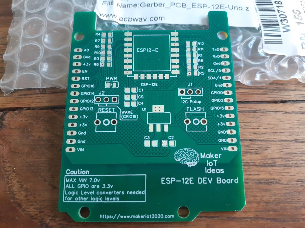 ESP8266-12E in Arduino Form Factor - Maker and IOT Ideas