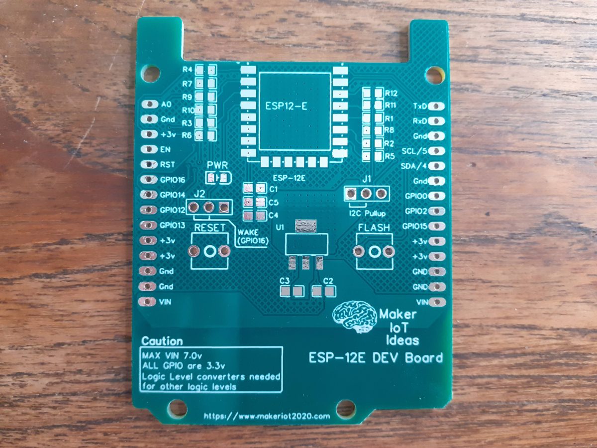 ESP8266-12E in Arduino Form Factor - Maker and IOT Ideas