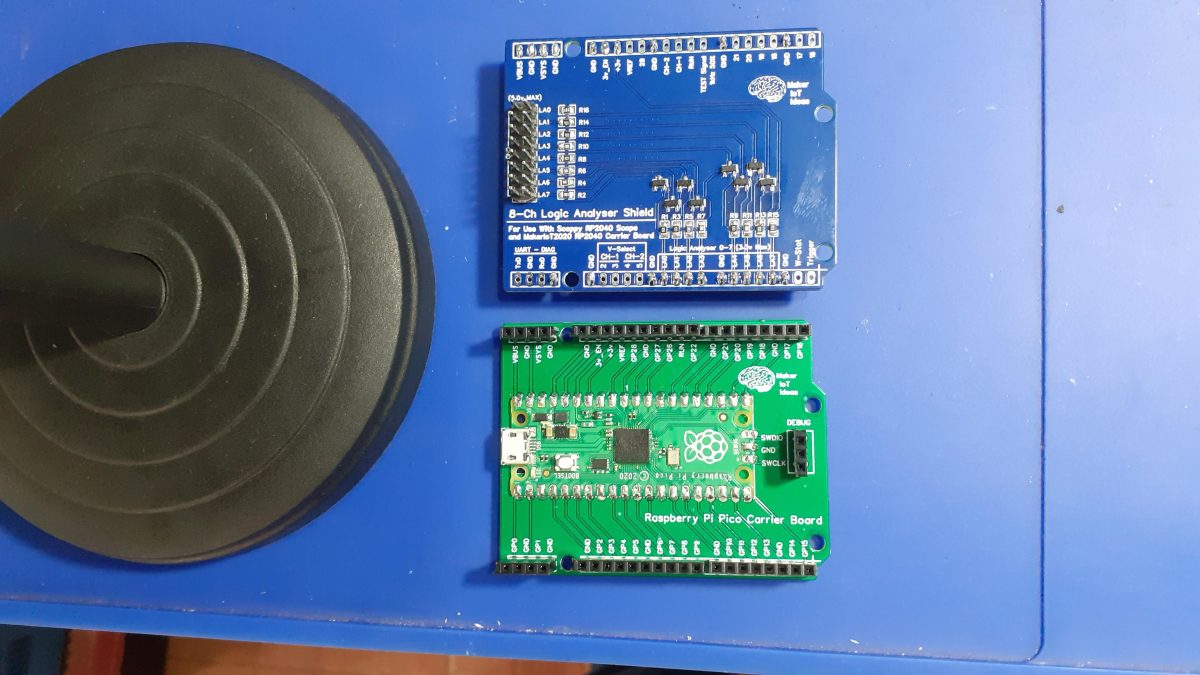 An Easy RP2040 Logic Analyzer Shield – Scoppy Scope Part 2 - Maker and ...