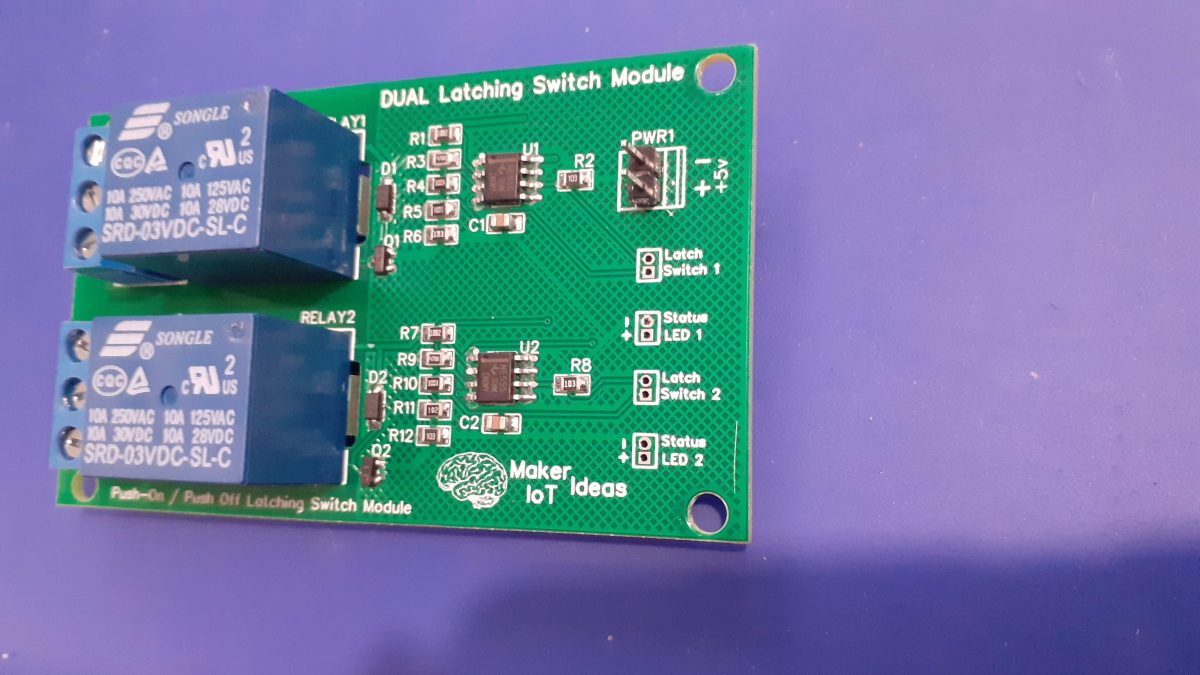 Dual 555 Latching Switch Module - Maker and IOT Ideas