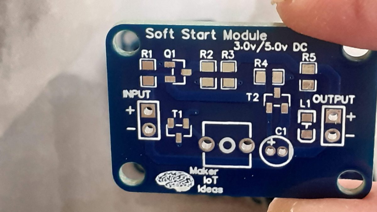 A Soft Start Circuit Experiment - Maker and IOT Ideas