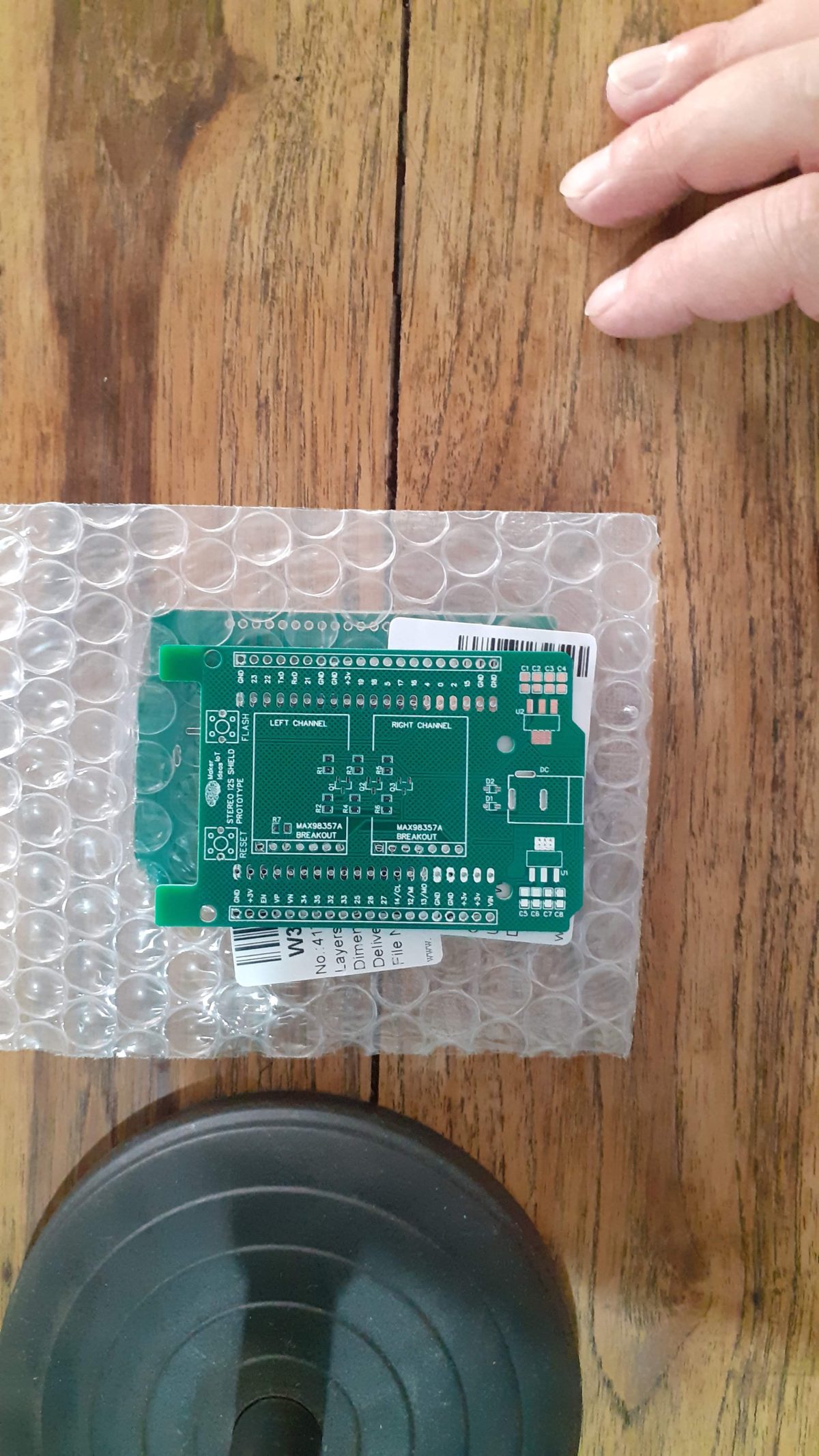 Stereo I2S Shield for ESP32-S Dev Board - Maker and IOT Ideas
