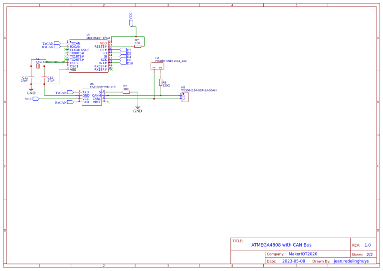 ATMEGA4808 with CAN Bus - Maker and IOT Ideas