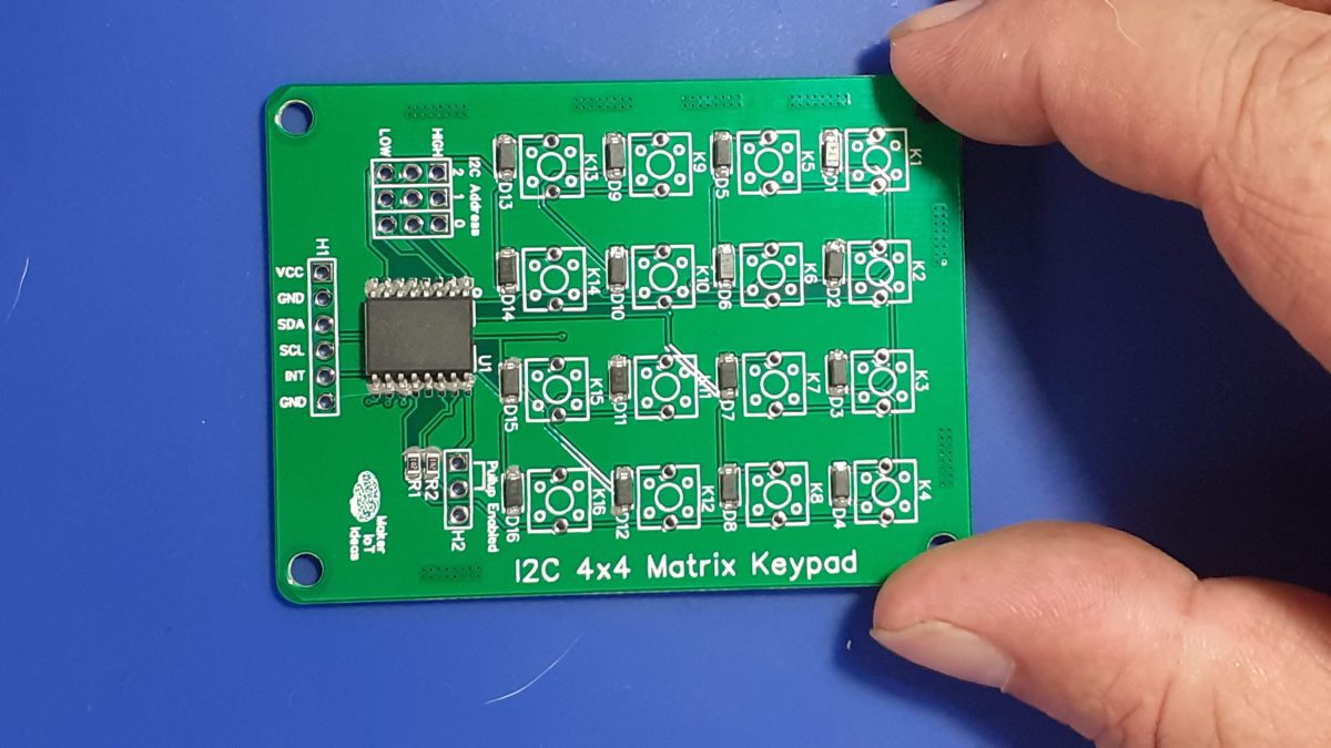 An I2C Matrix Keypad - Maker and IOT Ideas